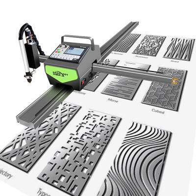 China Mini CNC Cutting Machine Desk 1530 1500 3000 Pantografo Crossbow New Condition Nest Software DXF Files Cutter Core Motor for sale