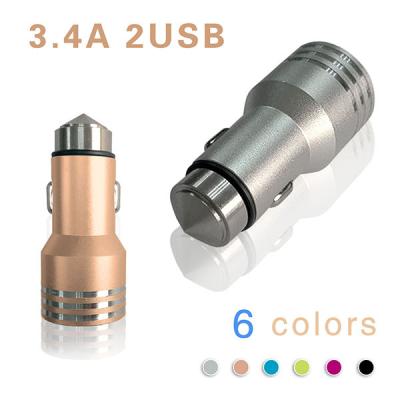 Cina Bassa temperatura 2 in 1 CC 12V~24V dell'adattatore del caricatore dell'automobile di USB dell'universale in vendita