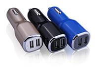 Cina Caricatore universale nero dell'automobile di USB piccolo per protezione di cortocircuito del telefono cellulare in vendita