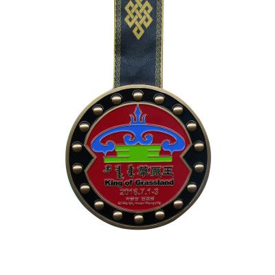 중국 커스텀 삽입 메달 투명한 유리로 UV 인쇄 상 판매용