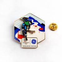 Quality UV Printing Spinning Pin Badge with Polished Finish Expert Craftsmanship and Customizable Design for sale