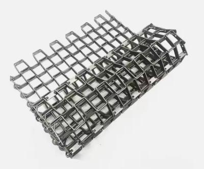 China Horseshoe Hole Metal Mesh Conveyor Belt SS Wire Mesh Conveyor Belt for sale