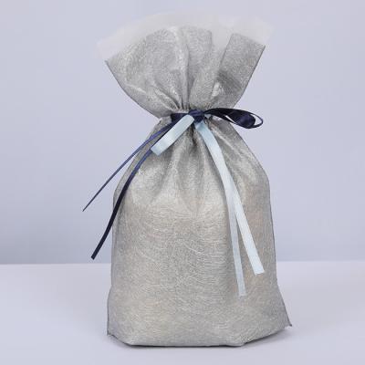 China Eco-Friendly Non-Woven Drawstring Bag 34x42cm, 5-15kg Capacity for sale