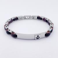 Quality Stainless steel fashion trend jewelry men's titanium steel bracelet for sale