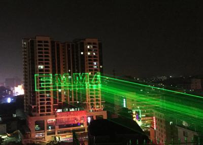 Cina luci laser all'aperto di 10w DJ, controllo di voce del sistema di visualizzazione del laser di Dmx in vendita