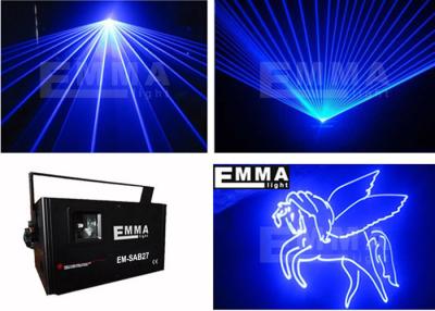 Cina Sistema laser blu di controllo 4000mw 4w DJ DMX/di ILDA per la manifestazione di progetto in vendita