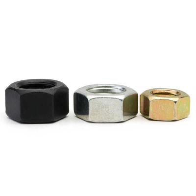 China Aço carbono galvanizado Hex Nut Resistente à corrosão Zinc Hex Nut M27 à venda