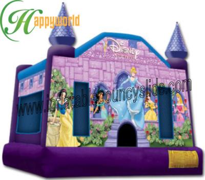 中国 Bouncy Castle With Fire-retardant 幼児の膨脹可能な王女は防水し、 販売のため