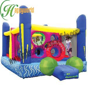 China castillo animoso de los deportes inflables de la lona del PVC 1000D para los parques de atracciones de los niños en venta