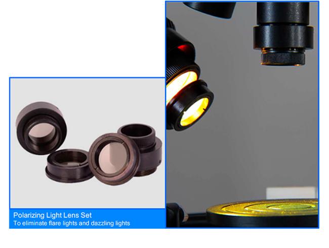 Microscope with accessories