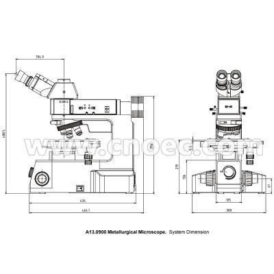China DIC Polarizing Metallurgical Optical Microscope A13.0900 for sale
