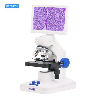 China OPTO EDU A33.5130 Microscopio recargable con tarjeta TF de 7' y opciones de salida múltiple en venta