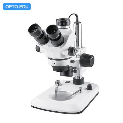 China OPTO-EDU A23.3650 0.7-5.0x 1:7.1 Zoom Stereo Microscope for sale