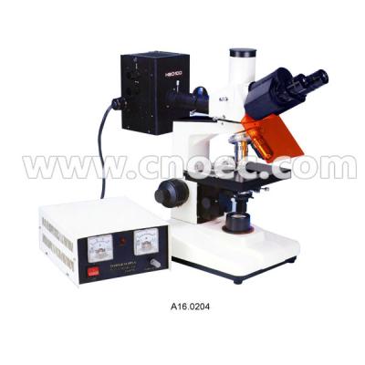 China 40X - 1000X Fluorescence Microscope Trinocular Compound Microscopes A16.0204 for sale