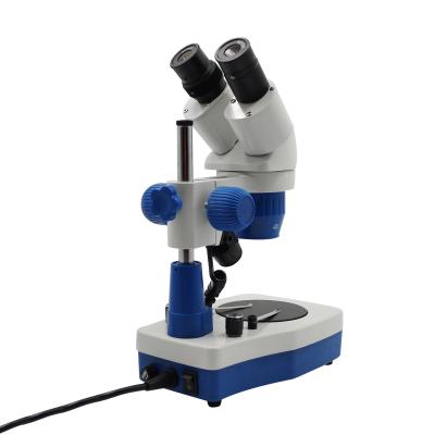 China Portable que disseca o diodo emissor de luz ótico estereofônico binocular 2x/4x 1x/3x OPTO-EDU A22.1307 do microscópio à venda