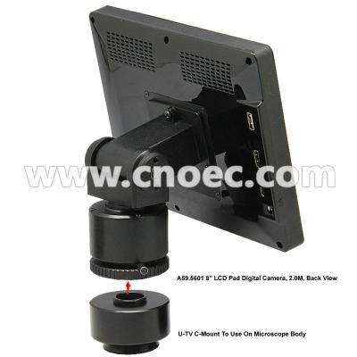 Cina 8' accessori LCD A59.5601 del microscopio della macchina fotografica dell'oculare di Digital in vendita