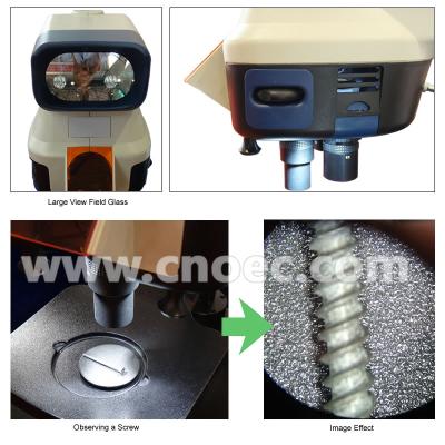 China Besonders weit Feld-optisches Stereomikroskop mit dem großen Cer der Basis-A22.0302 aufgelistet zu verkaufen