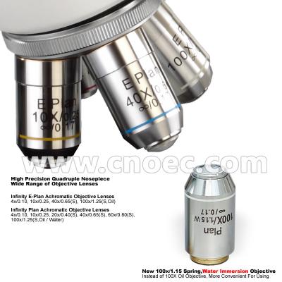 Cina L'infinito E - progetti il microscopio ottico A12.6603 del composto asferico dell'illuminazione in vendita