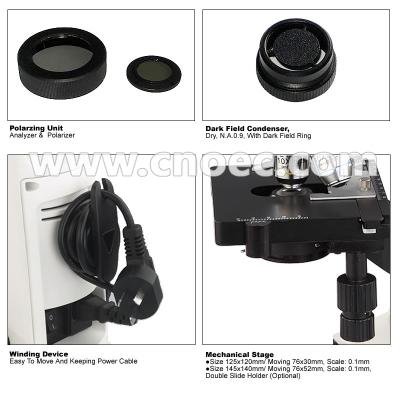 Cina L'infinito E - progetti il microscopio ottico A12.6603 del composto asferico dell'illuminazione in vendita