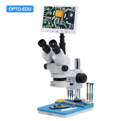 Cina 9" microscopio ottico stereo dello zoom LCD di Digital in vendita