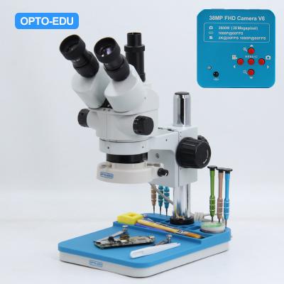 Cina 9" microscopio ottico stereo dello zoom LCD di Digital in vendita