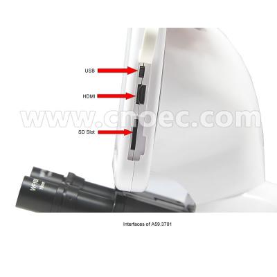 Cina 9" accessori capi binoculari LCD A59.3701 del microscopio di Digital in vendita