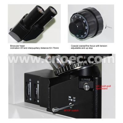 China Lâmpada binocular A13.0218 do halogênio 12V50W do microscópio óptico metalúrgico de FB/DF DIC à venda