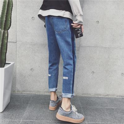Cina Modello su misura scarno affusolato rilassato dei jeans della gamba delle ultime donne di progettazione in vendita