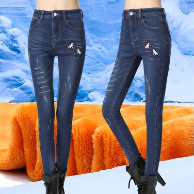 Cina Le donne su ordinazione di Europa dimagriscono l'incorniciatura diritta della costola della corrente principale 100%Cotton dei jeans in vendita