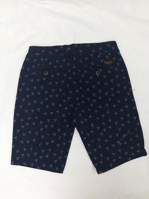 Cina Gli uomini colorati stampati del blu dimagriscono i pantaloni adatti della saia, brevi pantaloni di Chino del cotone di 100 per cento in vendita