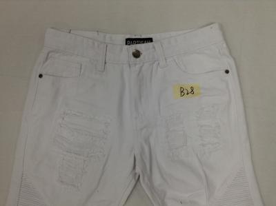 Cina Jeans potati gamba molle del tessuto di cotone ampia, pantaloni diritti bianchi della gamba delle signore in vendita