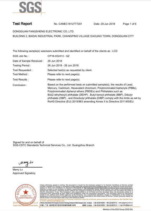 RoHS - HongKong Guanke Industrial Limited