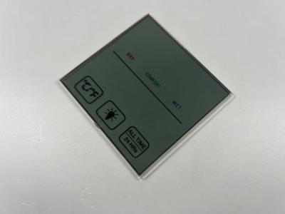 China Código de segmento HTN LCD Blanco con luz negra Hidrógrafo interior Display personalizable en venta