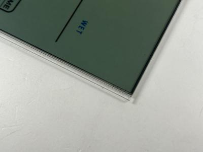 China Código de segmento HTN LCD Blanco con luz negra Hidrógrafo interior Display personalizable en venta