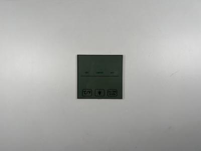 China Código de segmento HTN LCD Blanco con luz negra Hidrógrafo interior Display personalizable en venta