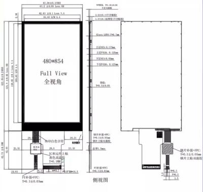 China Custom 5 polegadas 240x240 RGB SPI Interface TFT LCD Painel de alta resolução TFT LCD Display à venda