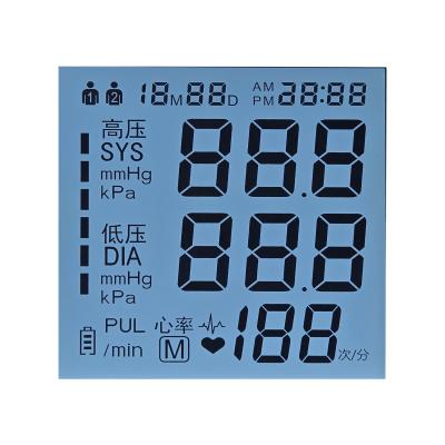 中国 カスタムROHS準拠LCD 7医療機器用セグメントカスタムHTN FSTN TN LCDディスプレイ 販売のため