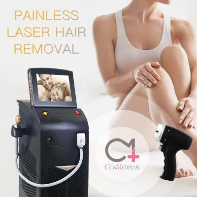 China High Power 1600W Whitening Diode Laser Hair Removal Machine 3 golflengte 755 808 1064 Te koop