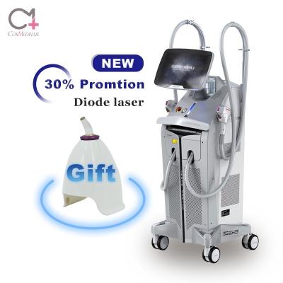 China 1200W 2400W Drie-golflengte diode laserhaarverwijdering en huidverjonging machine Te koop