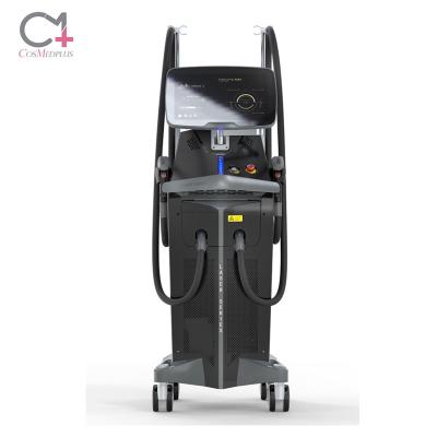 China Máquina de depilação a laser de diodo 3 em 1 com duas alças 755 808 1064nm CE aprovada à venda