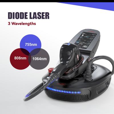 China Cuidados Pessoais Laser Diodo Casa 755 808 1064nm para Rejuvenescimento da Pele e depilação à venda