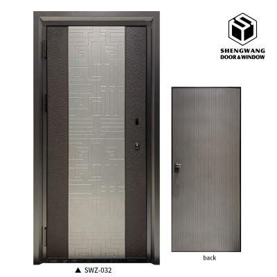 Customizable Apartment Aluminum Swing Door Architectural Metal Swing Door