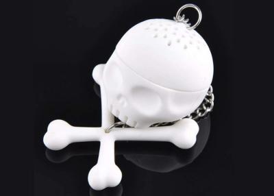 Cina Filtro di scheletro 100% della bustina di tè di forma del cranio del commestibile/un tè unico Infuser della tazza in vendita