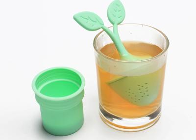 Cina La foglia modella il commestibile più ripido di Infuser del tè del silicone dell'a fogli staccabili in vendita