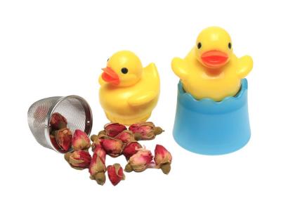 Cina Bustina di tè sveglia del silicone di Duck Tea Steeper Customize Color 43g del commestibile in vendita