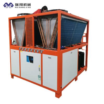 China 100HP Industrial Air Cooled Chiller Denmark Danfoss Scroll Compressor R410A for sale