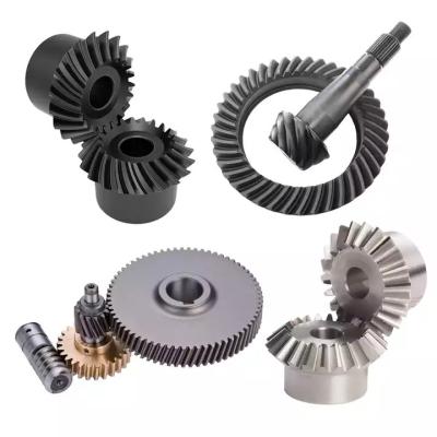 중국 Precision CNC Turning Parts Stainless Steel Copper Brass Plastic Bevel Pinion Spur Gear 판매용