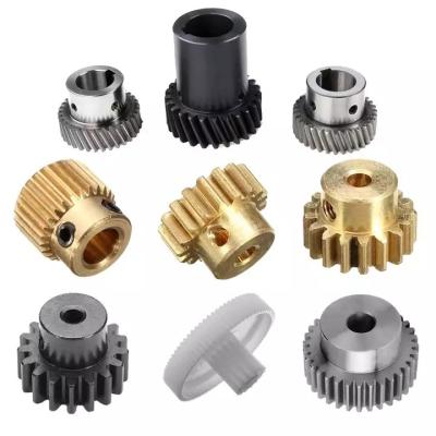중국 Precision CNC Turning Parts Stainless Steel Copper Brass Plastic Bevel Pinion Spur Gear 판매용