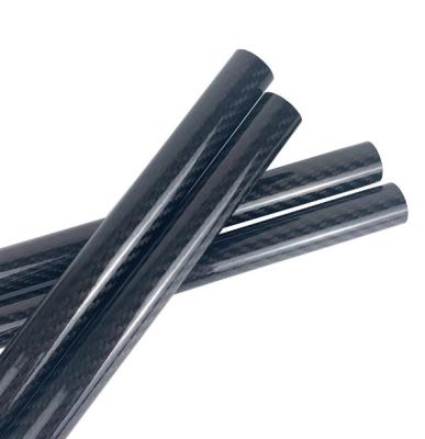 Κίνα OEM Machined Carbon Fiber High Strength Tubing 3k Twill 100% Real Tube προς πώληση