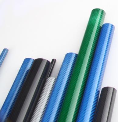 Κίνα OEM Machined Carbon Fiber High Strength Tubing 3k Twill 100% Real Tube προς πώληση
